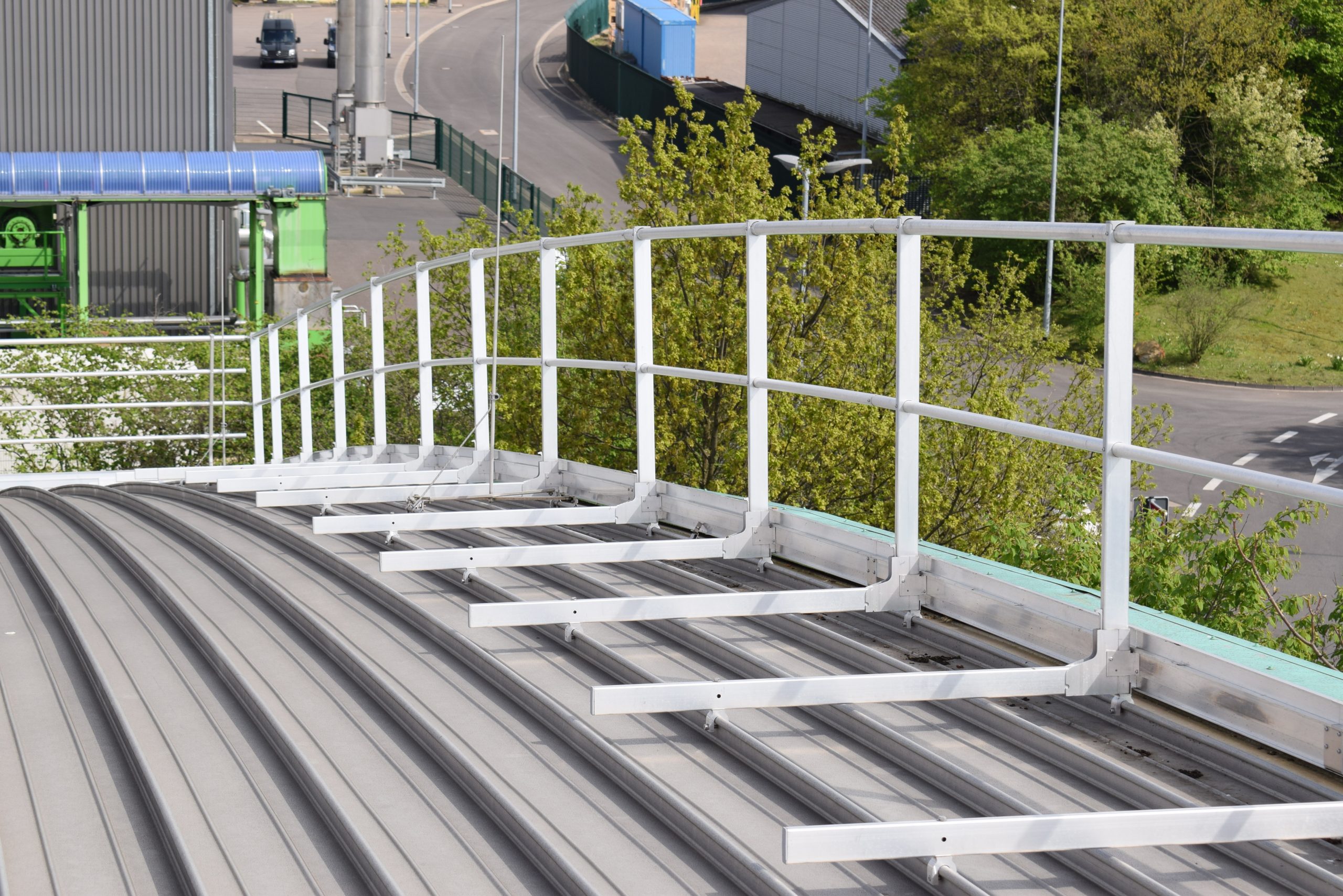 GARDCO Guardrails on metal roofs from Solid-C