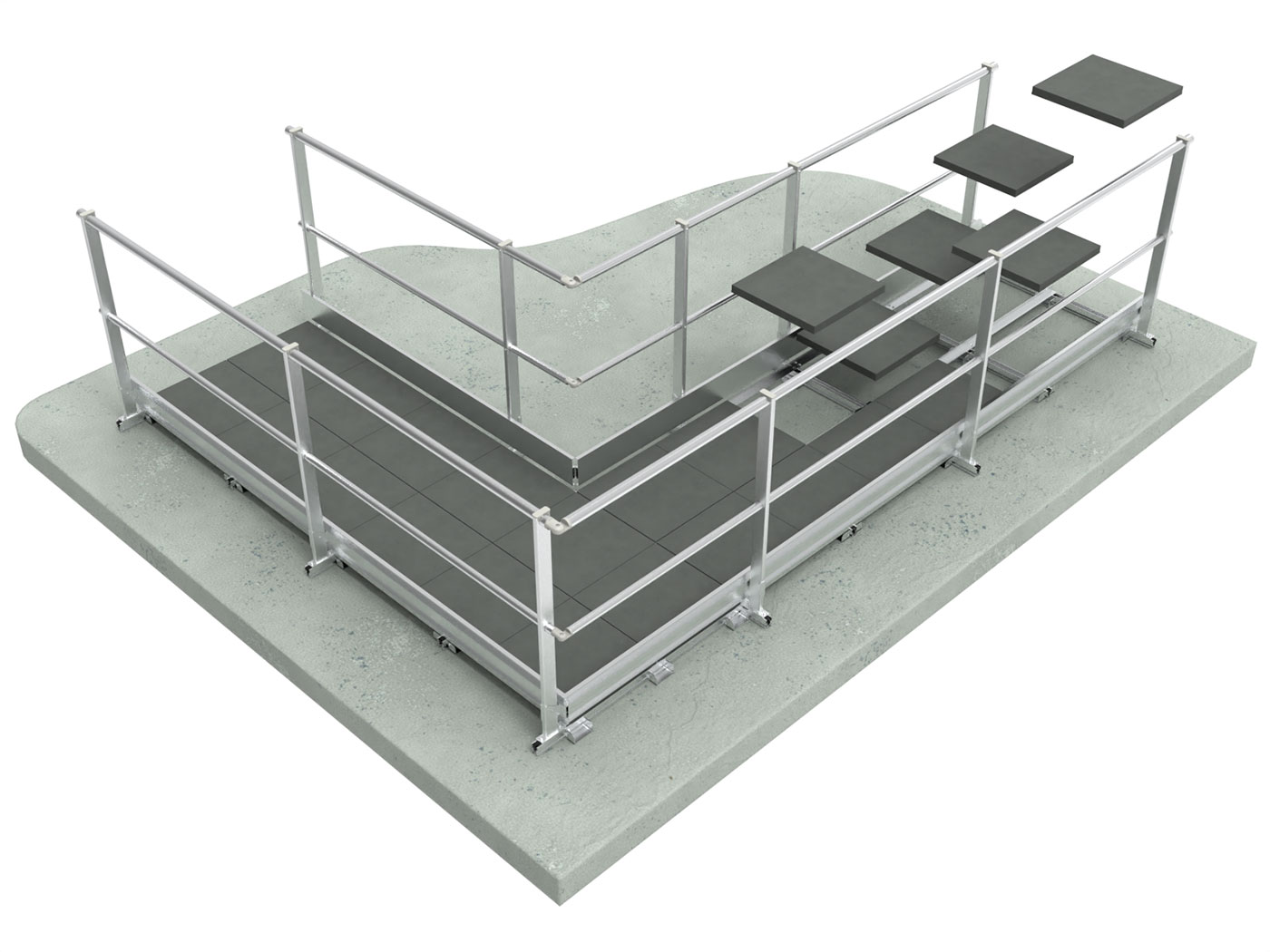 ROOFWALK ESCAPE - Fluchtwege und Rettungswege
